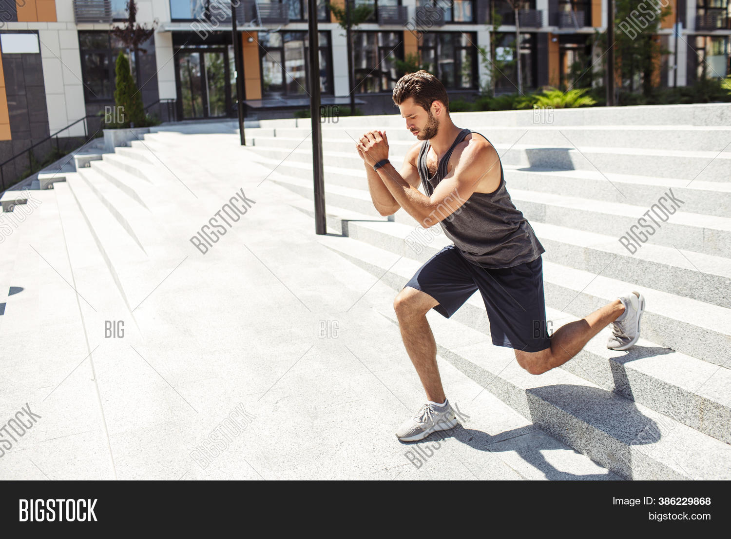 Young Man Exercising Image & Photo (Free Trial) | Bigstock