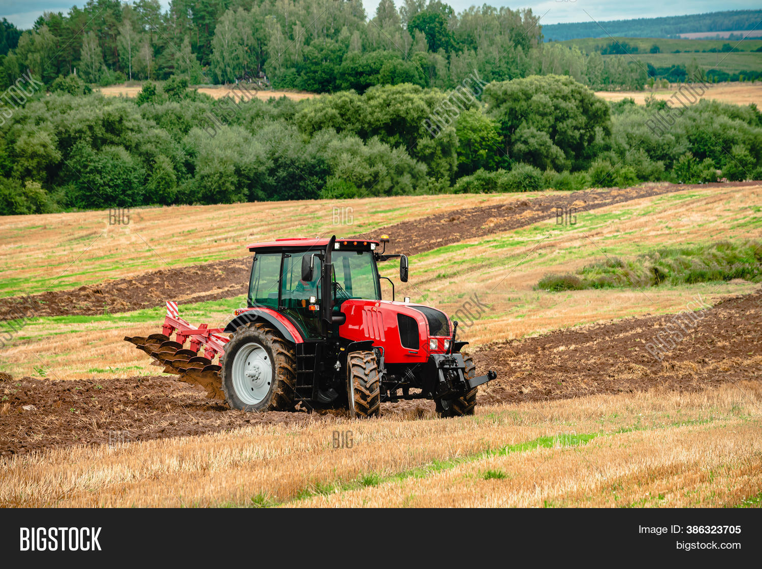 Farmer Tractor Image & Photo (Free Trial) | Bigstock