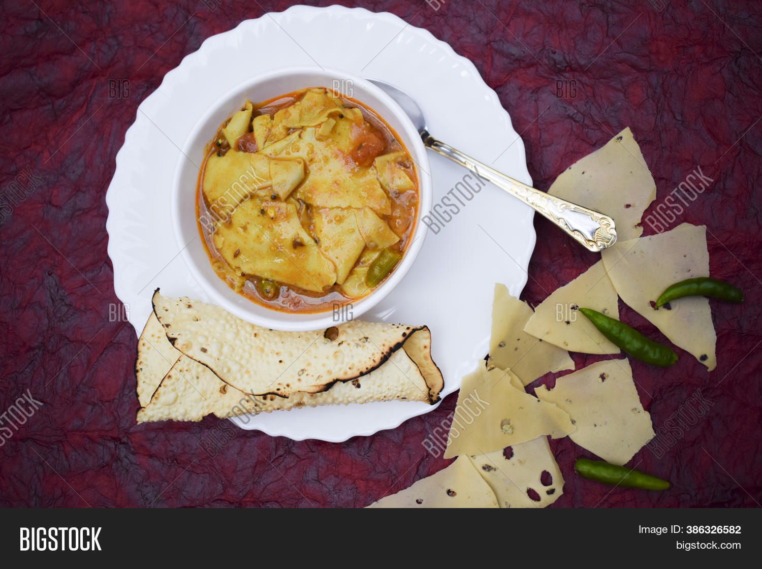 Papad Ki Sabji North Image & Photo (Free Trial) | Bigstock