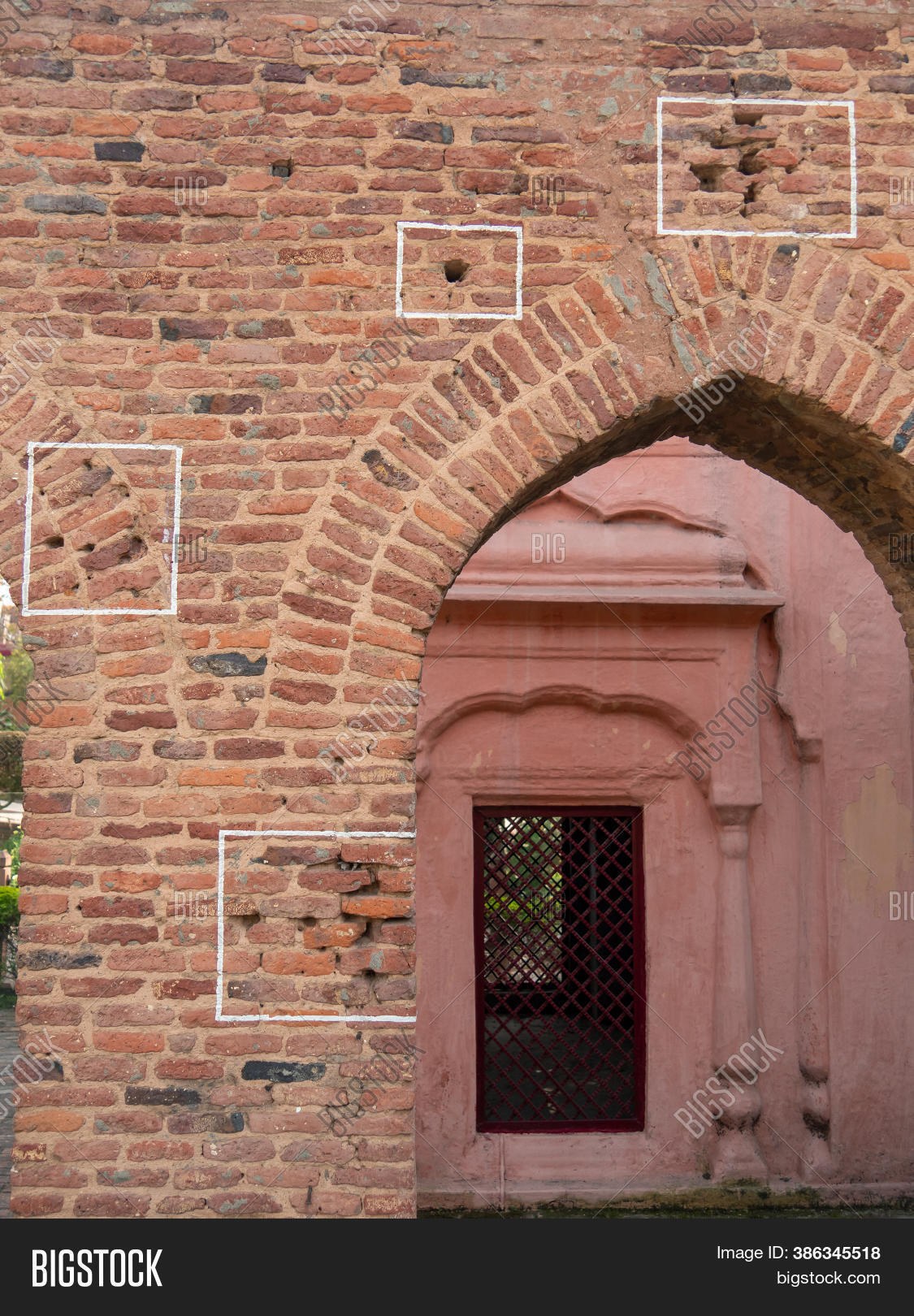 Bullet Marks On Wall Image & Photo (Free Trial) | Bigstock