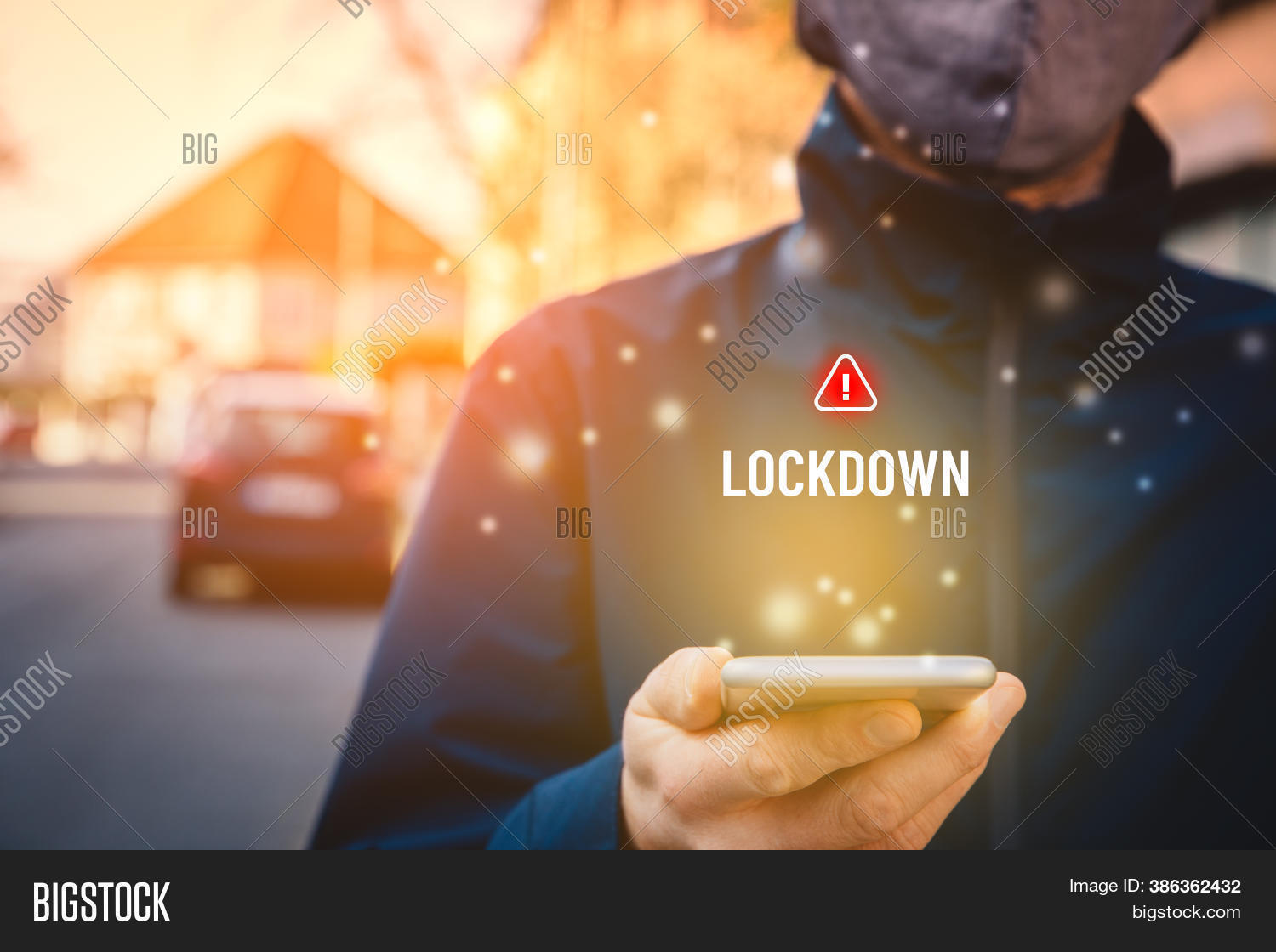 Lockdown Notification Image & Photo (Free Trial) | Bigstock