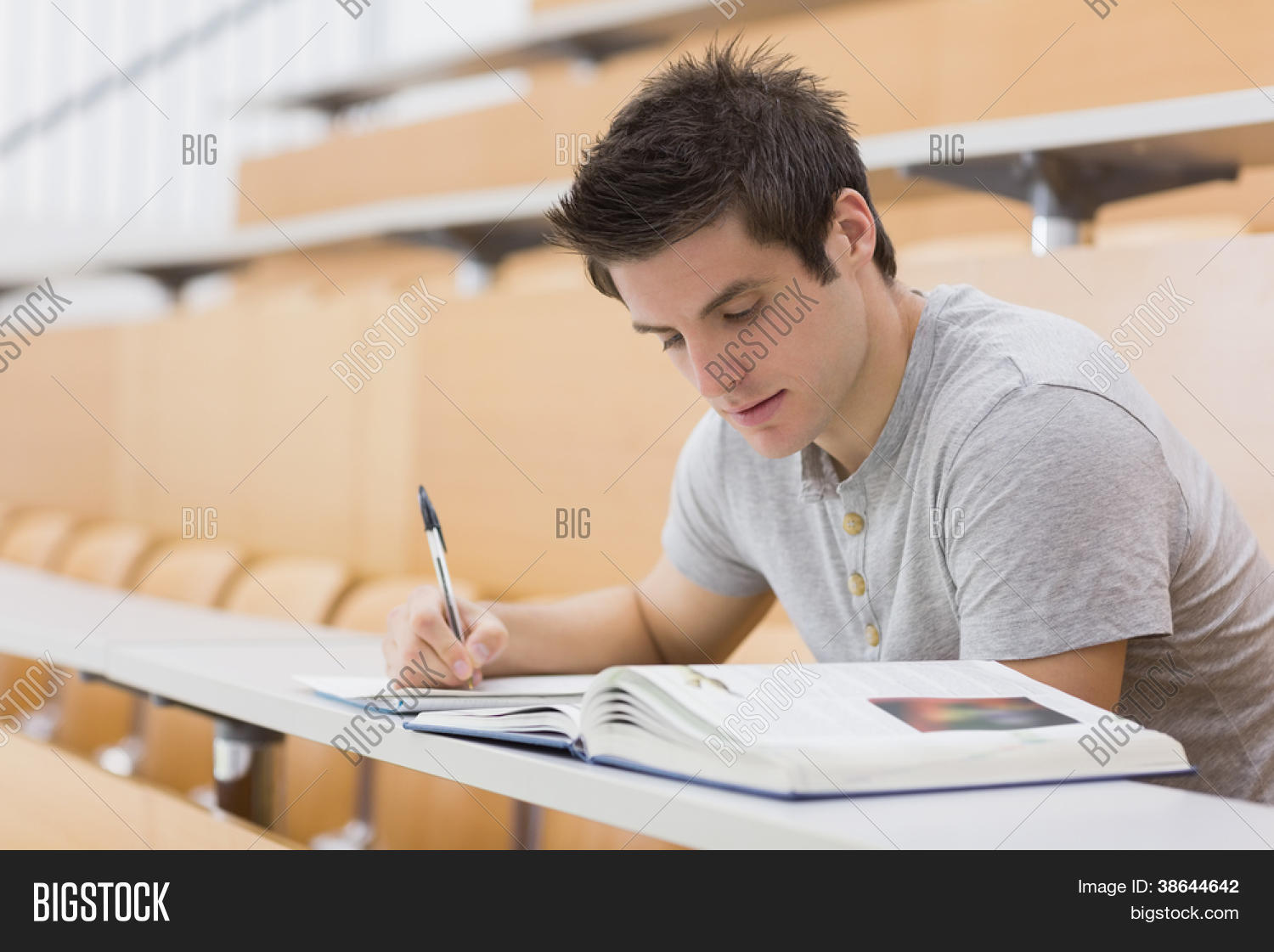 Student Sitting Image & Photo (Free Trial) | Bigstock