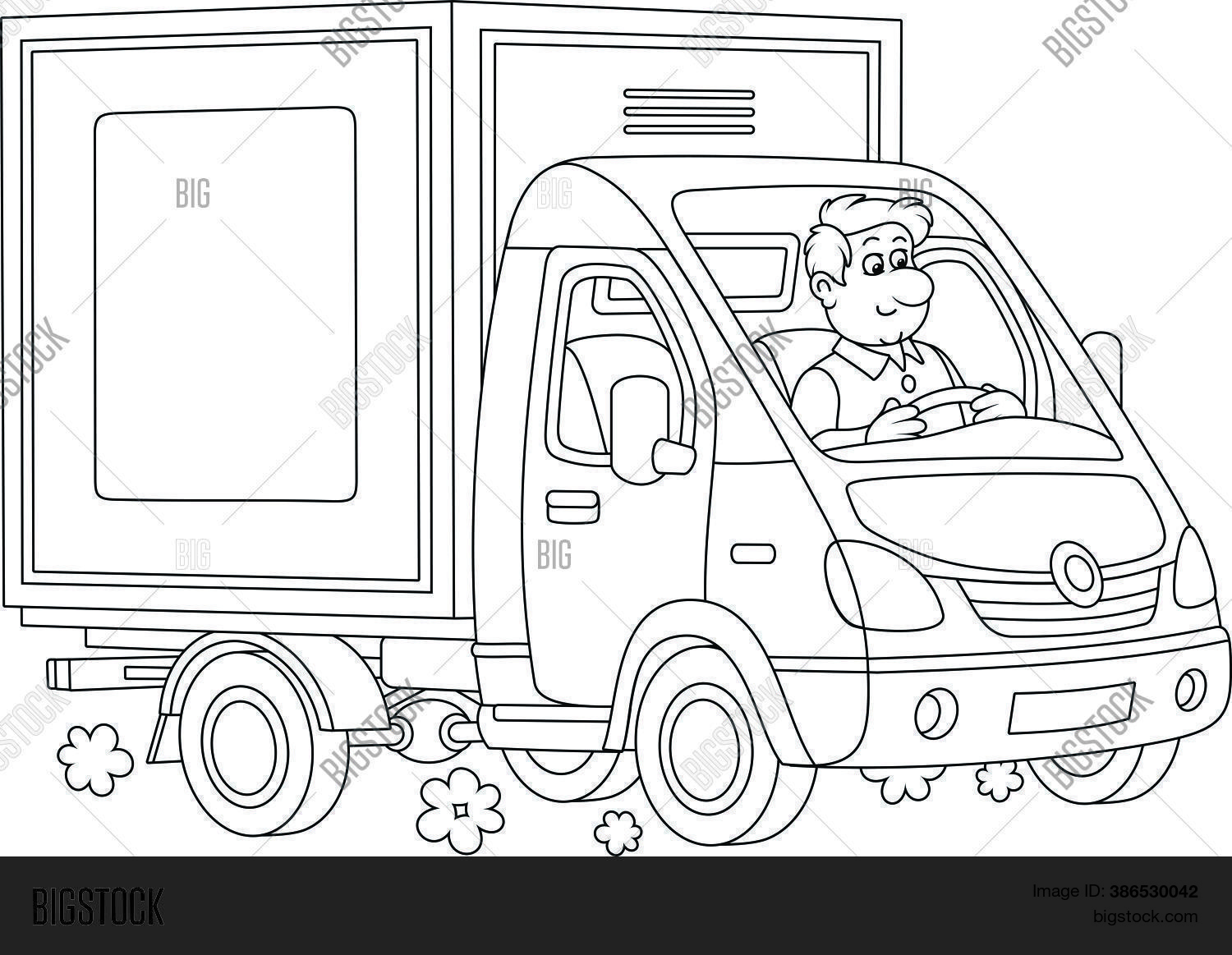 Smiling Driver His Vector & Photo (Free Trial) | Bigstock