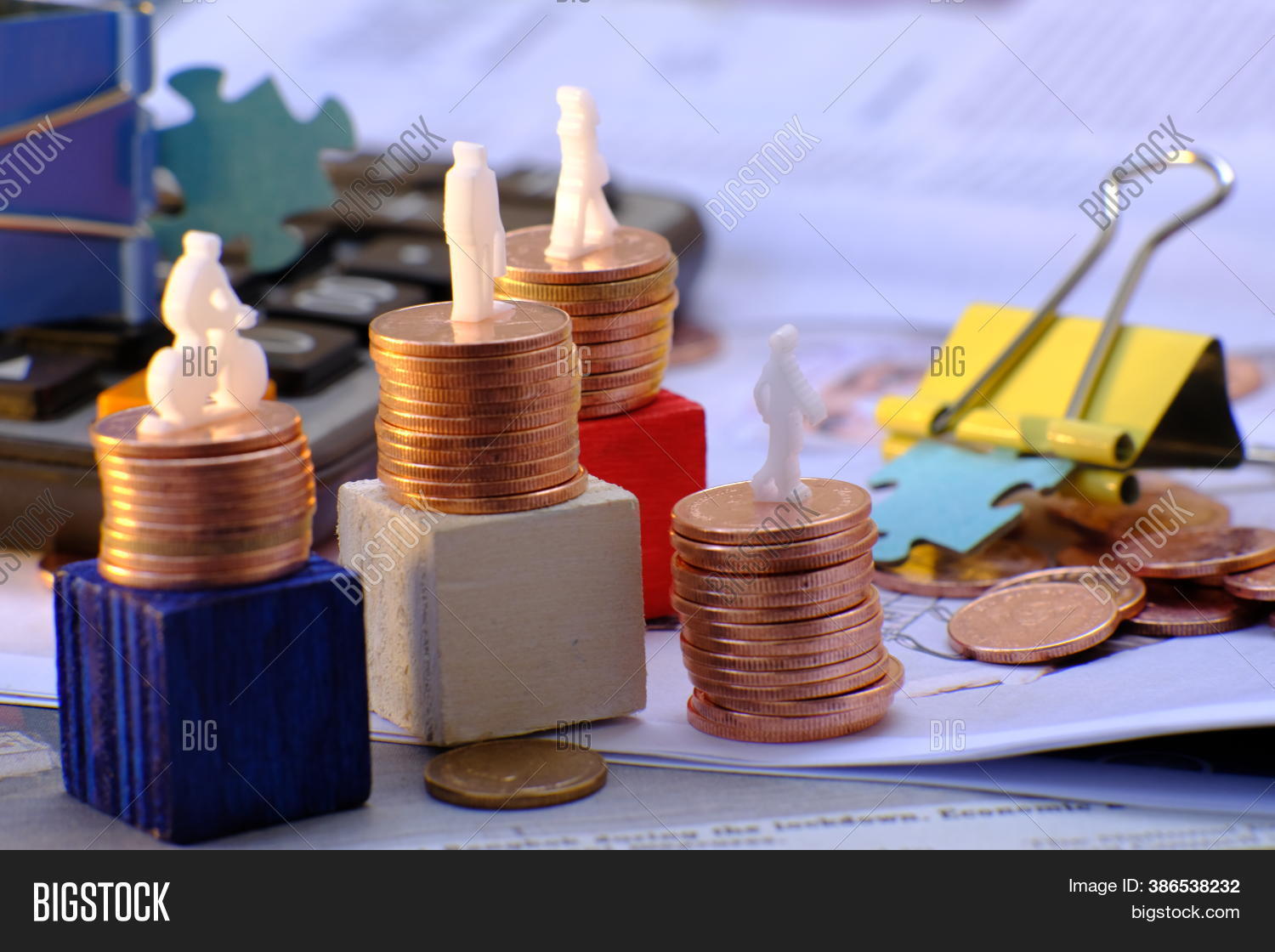 Close Coins On Table Image & Photo (Free Trial) | Bigstock