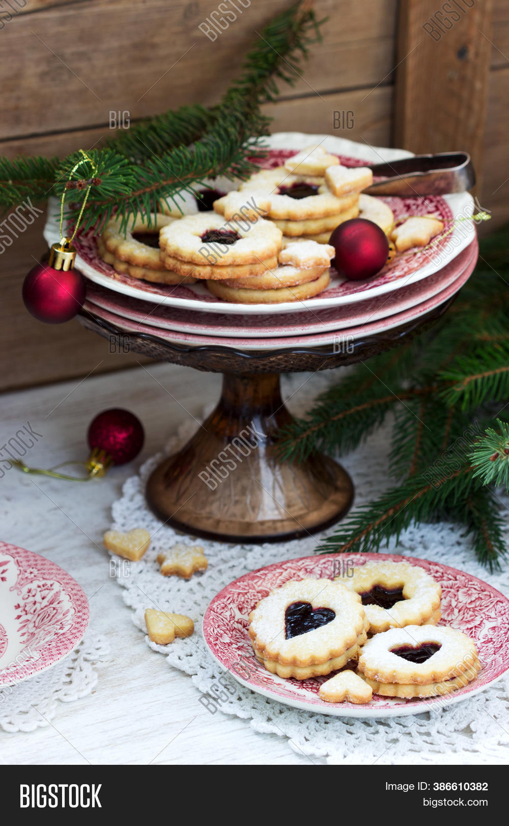 Cookies On Background Image & Photo (Free Trial) | Bigstock