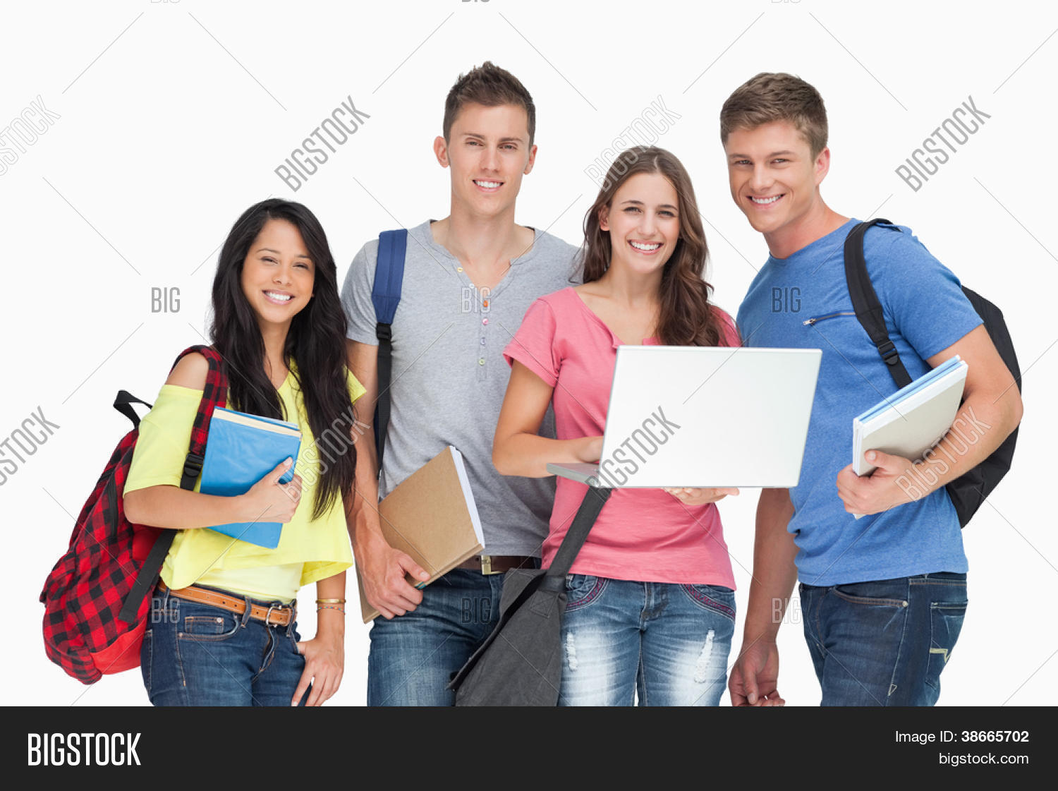 Group Smiling Students Image & Photo (Free Trial) | Bigstock