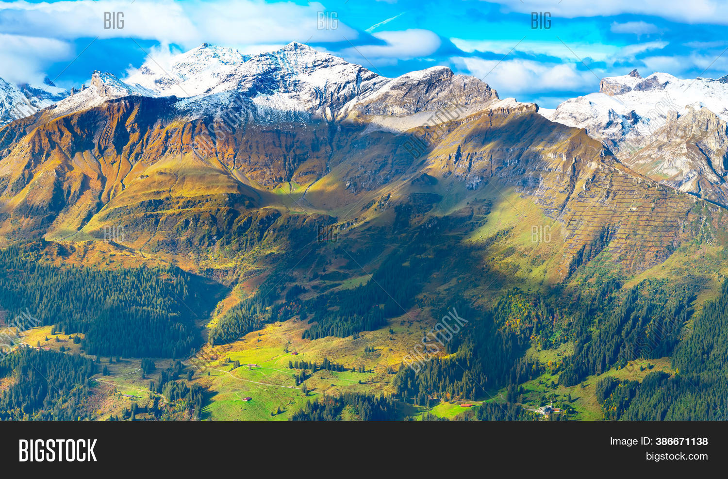 Panoramic View Swiss Image & Photo (Free Trial) | Bigstock