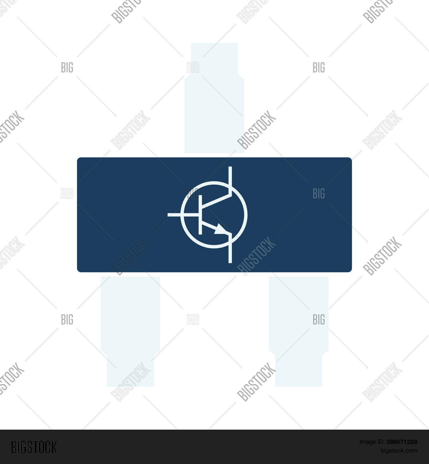 Smd Transistor Icon. Vector & Photo (Free Trial) | Bigstock