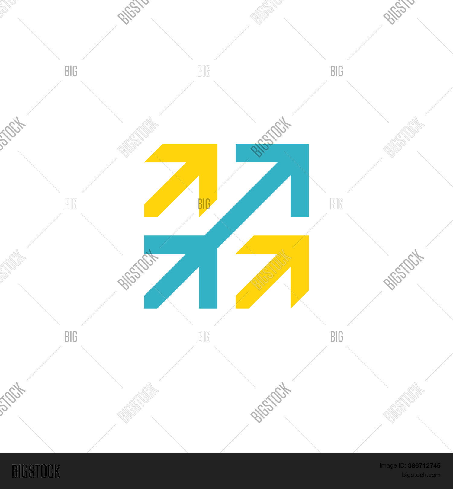 Logo Upward Arrows, Vector & Photo (Free Trial) | Bigstock