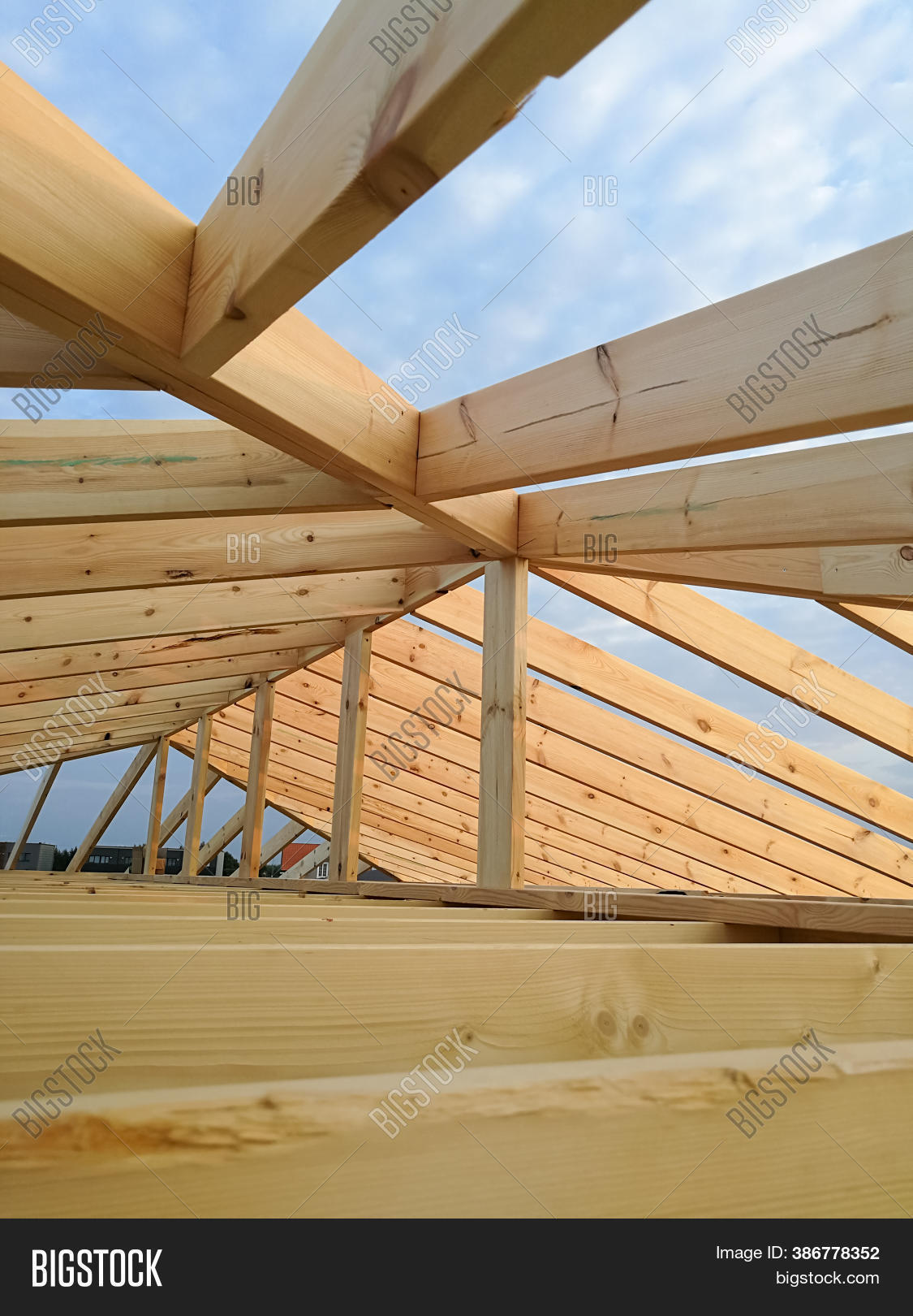 Wood Girder Beams New Image & Photo (Free Trial) | Bigstock