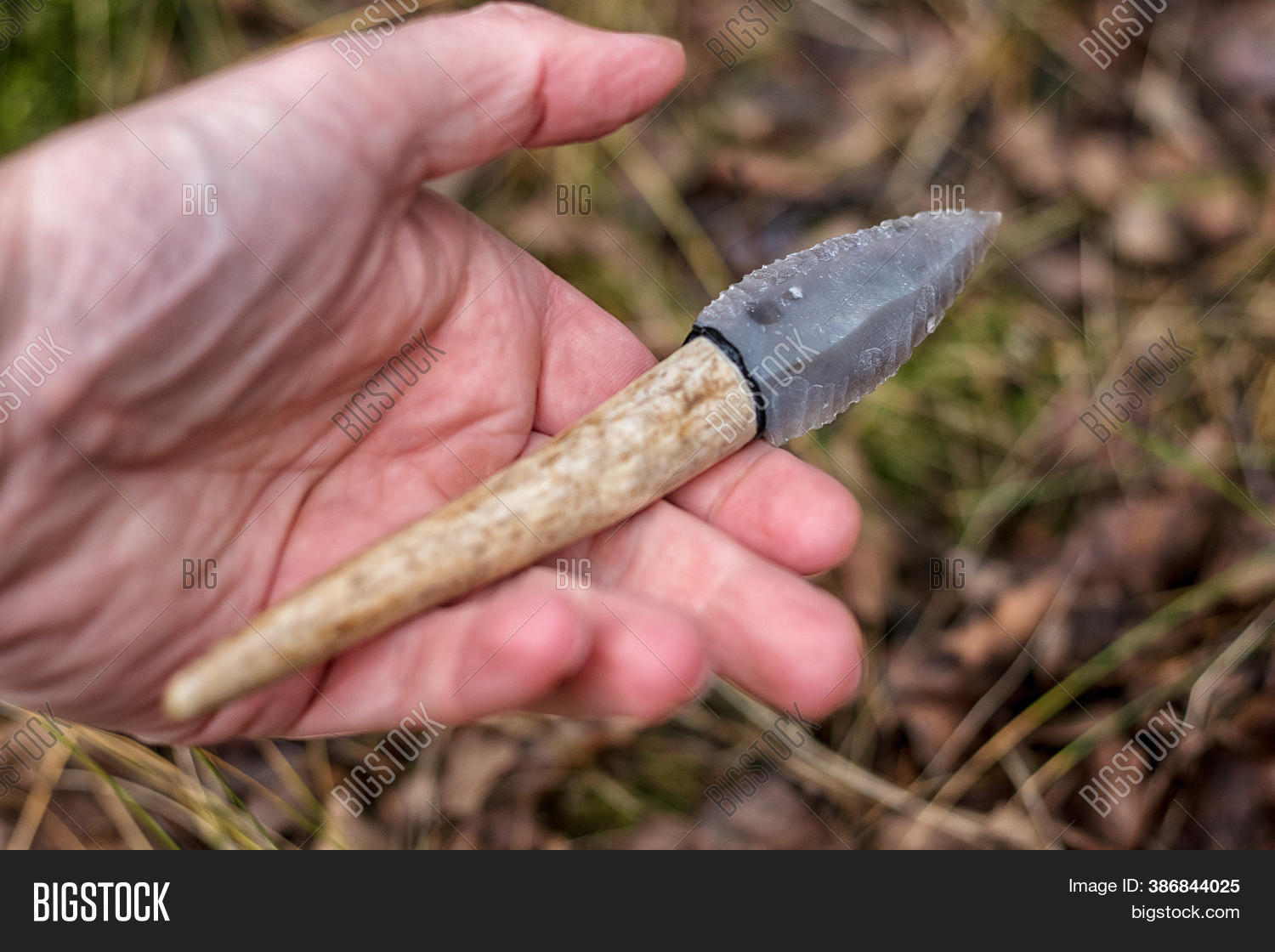 Flint Knife - Stone Image & Photo (Free Trial) | Bigstock