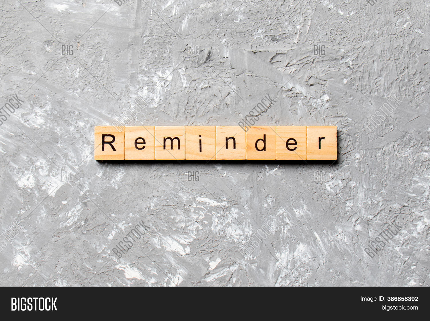 Reminder Word Written Image & Photo (Free Trial) | Bigstock