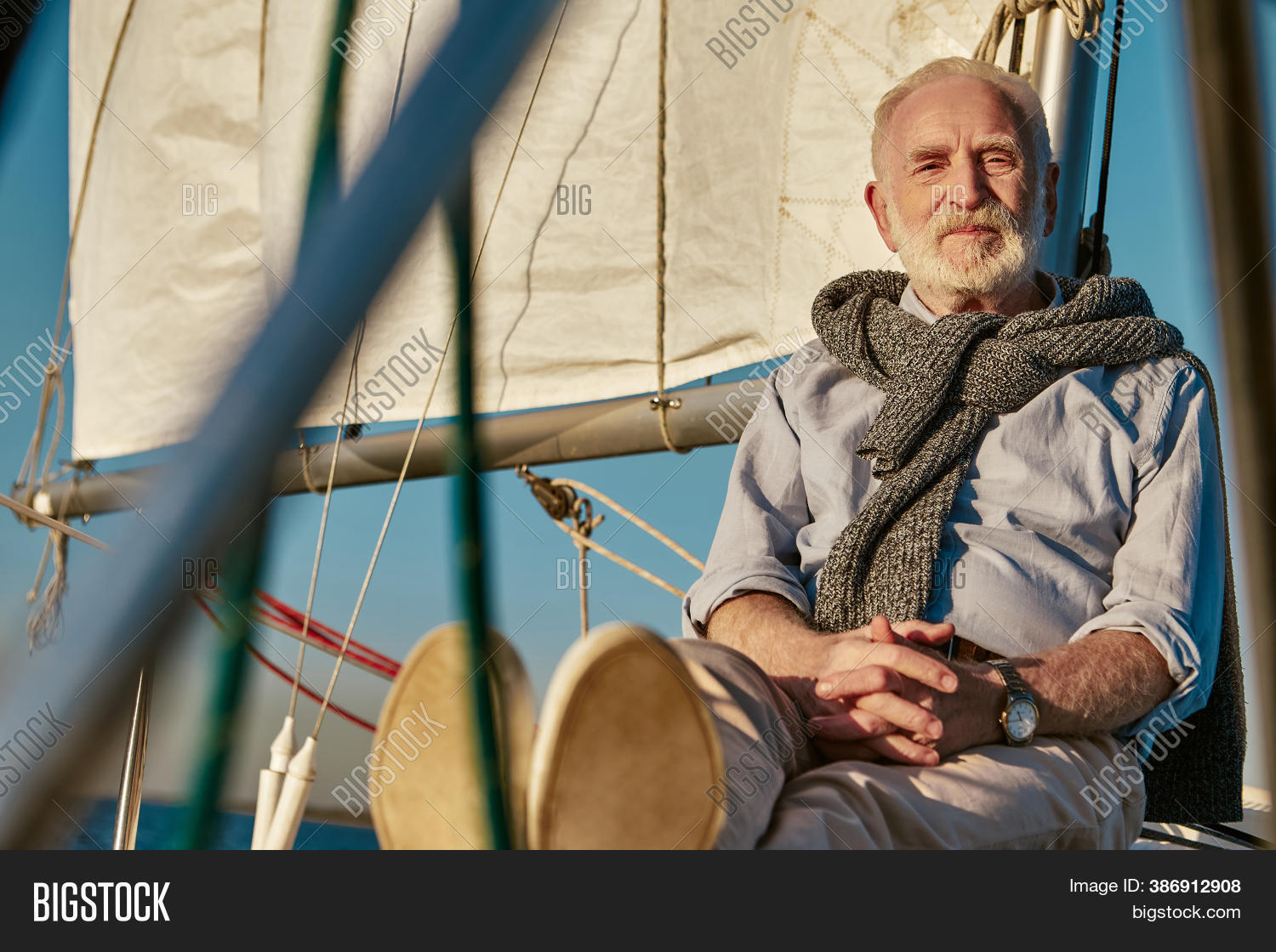 Sailing Man. Portrait Image & Photo (Free Trial) | Bigstock