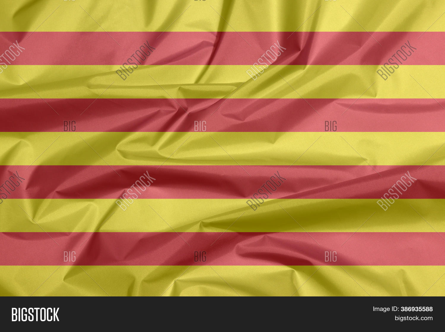 Fabric Flag Catalonia Image & Photo (Free Trial) | Bigstock