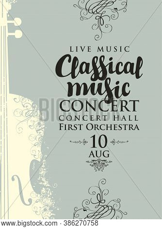 Vintage Concert Poster Background