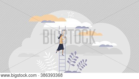 Growth Ladder Stair Vector & Photo (Free Trial) | Bigstock
