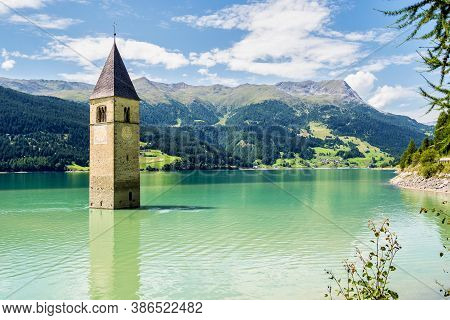 Famous Bell Tower Lake Image & Photo (Free Trial) | Bigstock