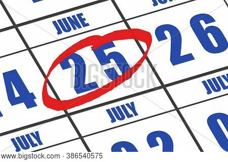 June 25th. Day 25 Image & Photo (Free Trial) | Bigstock