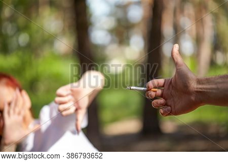Man Offers Cigarette Image & Photo (Free Trial) | Bigstock