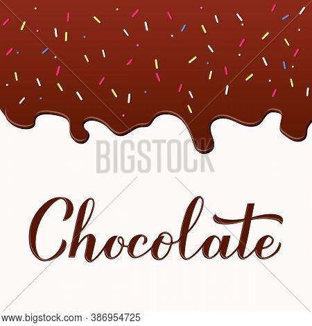 Chocolate Calligraphy Vector & Photo (Free Trial) | Bigstock