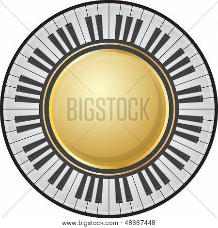 Round Frame Piano Vector & Photo (Free Trial) | Bigstock