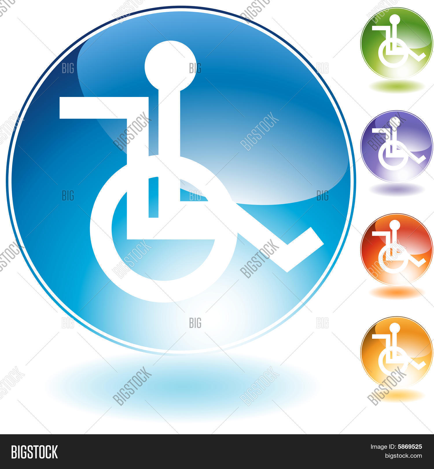 Handicap Icon Vector & Photo (Free Trial) | Bigstock