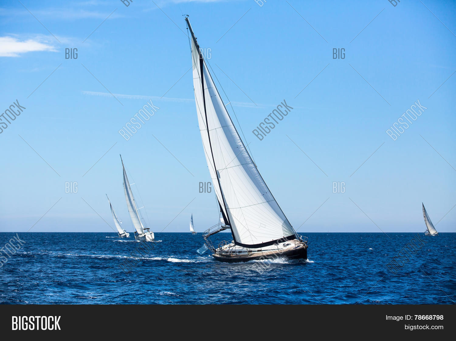 Group Sail Yachts Image & Photo (Free Trial) | Bigstock
