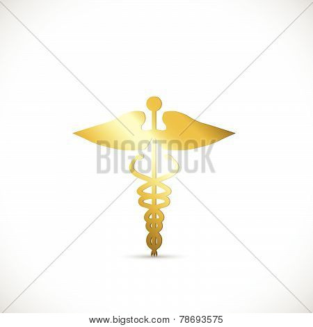 Gold Medical Symbol Vector & Photo (Free Trial) | Bigstock