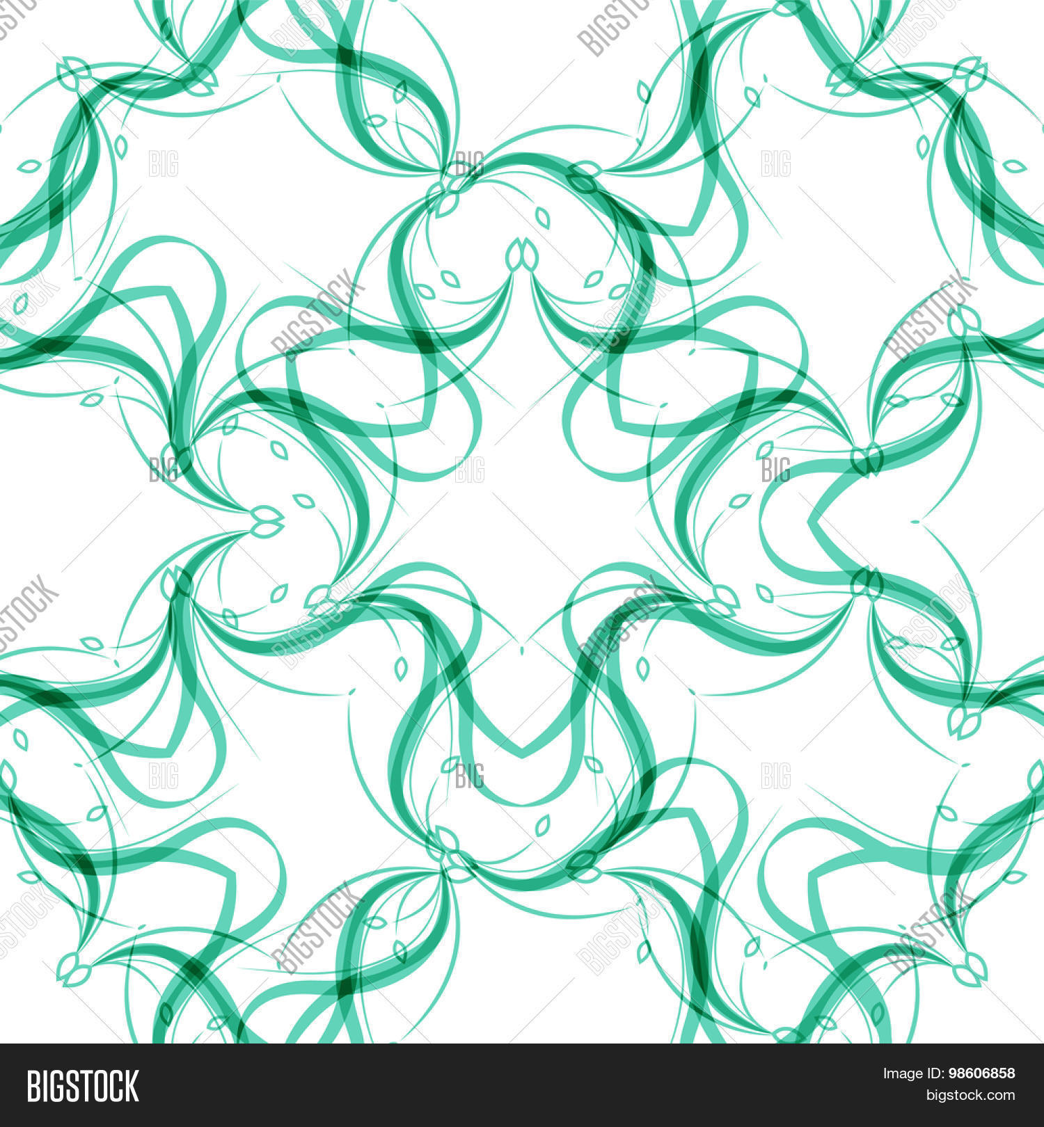 Seamless Vector Swirl Vector & Photo (Free Trial) | Bigstock