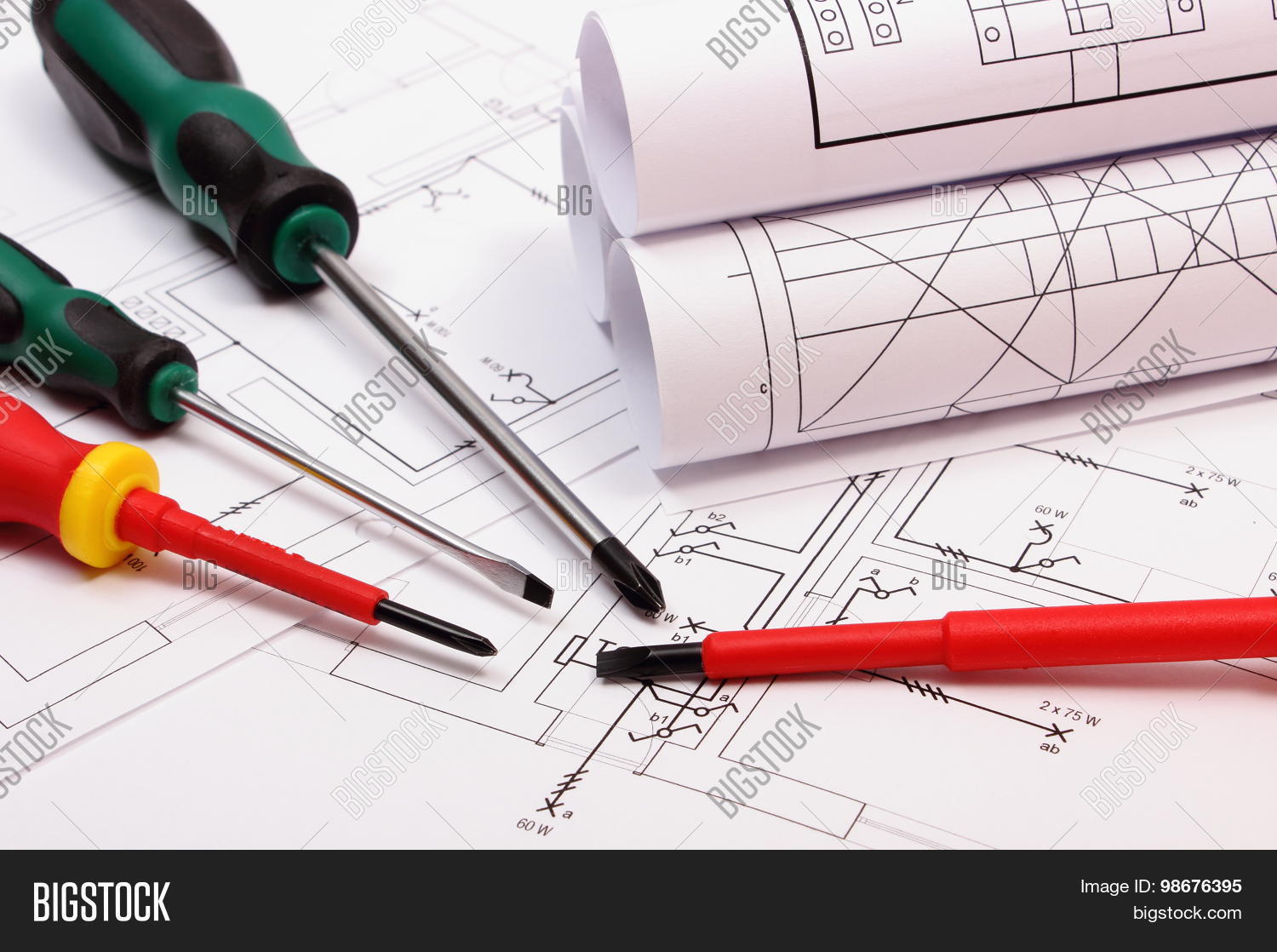 Rolls Diagrams Work Image & Photo (Free Trial) | Bigstock