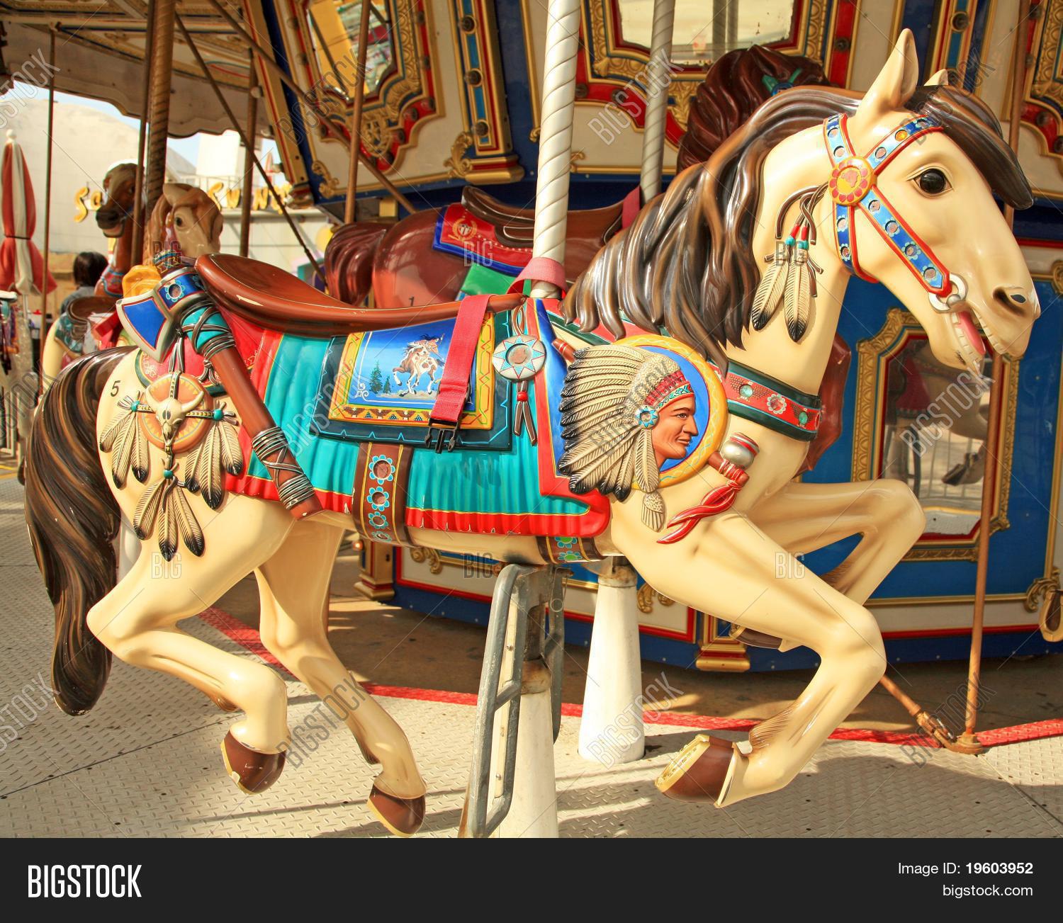 Carousel Horse Ride Image & Photo (Free Trial) | Bigstock