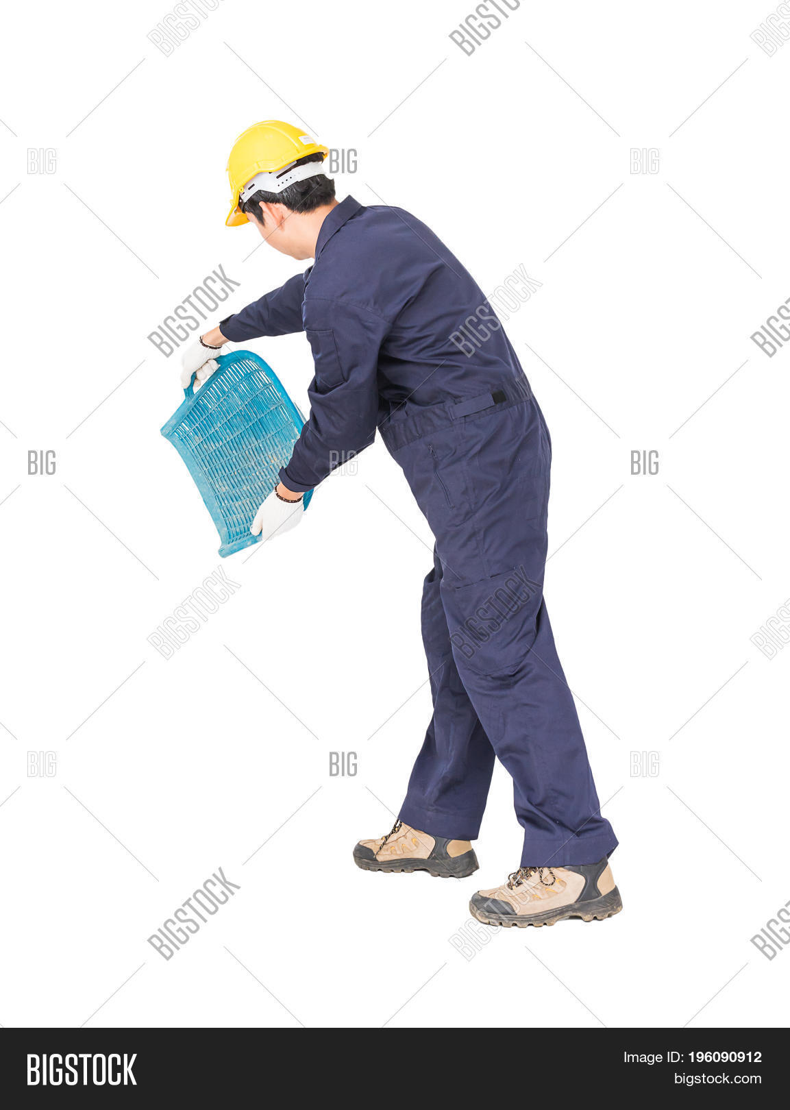 Young Worker Hold Hod Image & Photo (Free Trial) | Bigstock