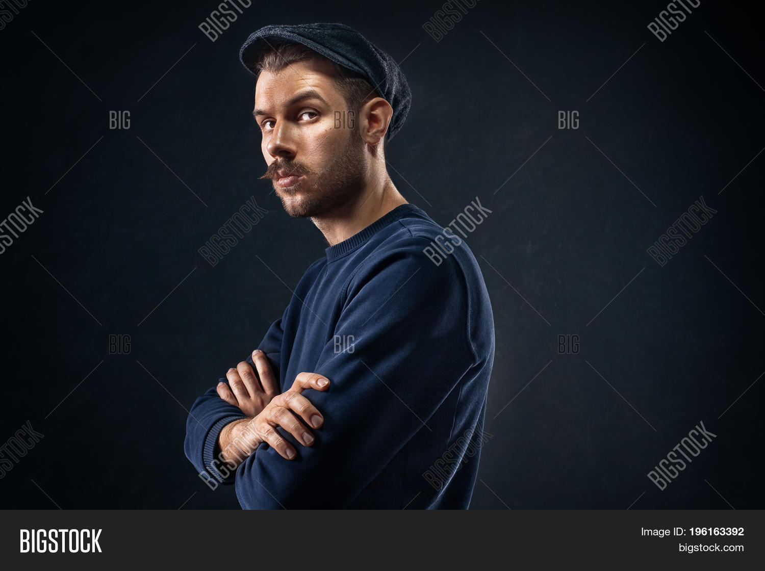 Young Man Cap Looking Image & Photo (Free Trial) | Bigstock