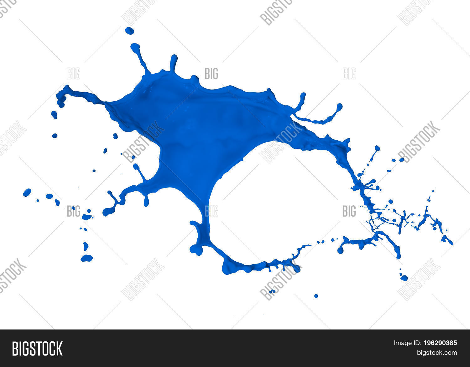 Blue Paint Splash Image & Photo (Free Trial) | Bigstock