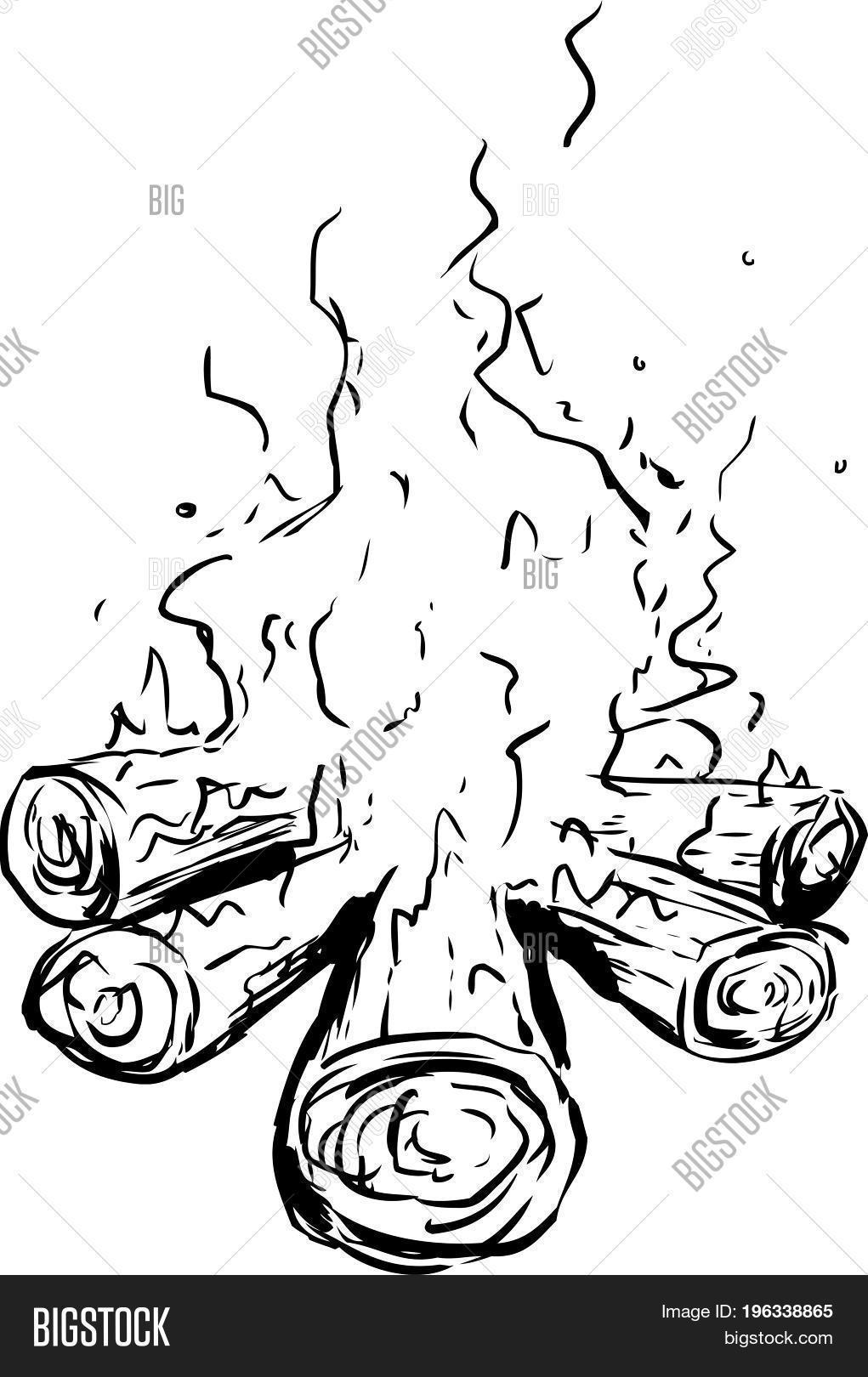 Logs Burning Hot Image & Photo (Free Trial) | Bigstock