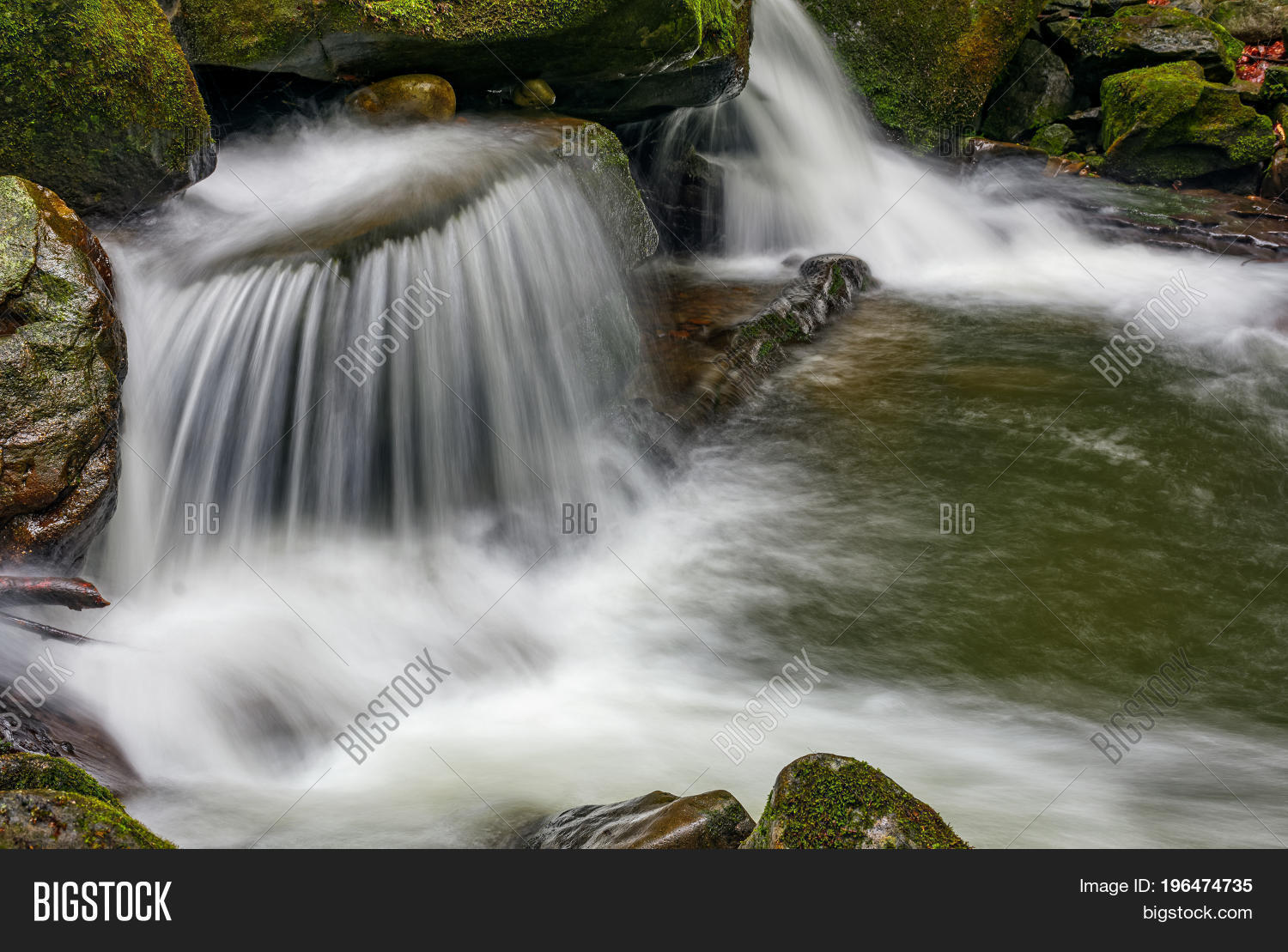 Small Cascade On River Image & Photo (Free Trial) | Bigstock