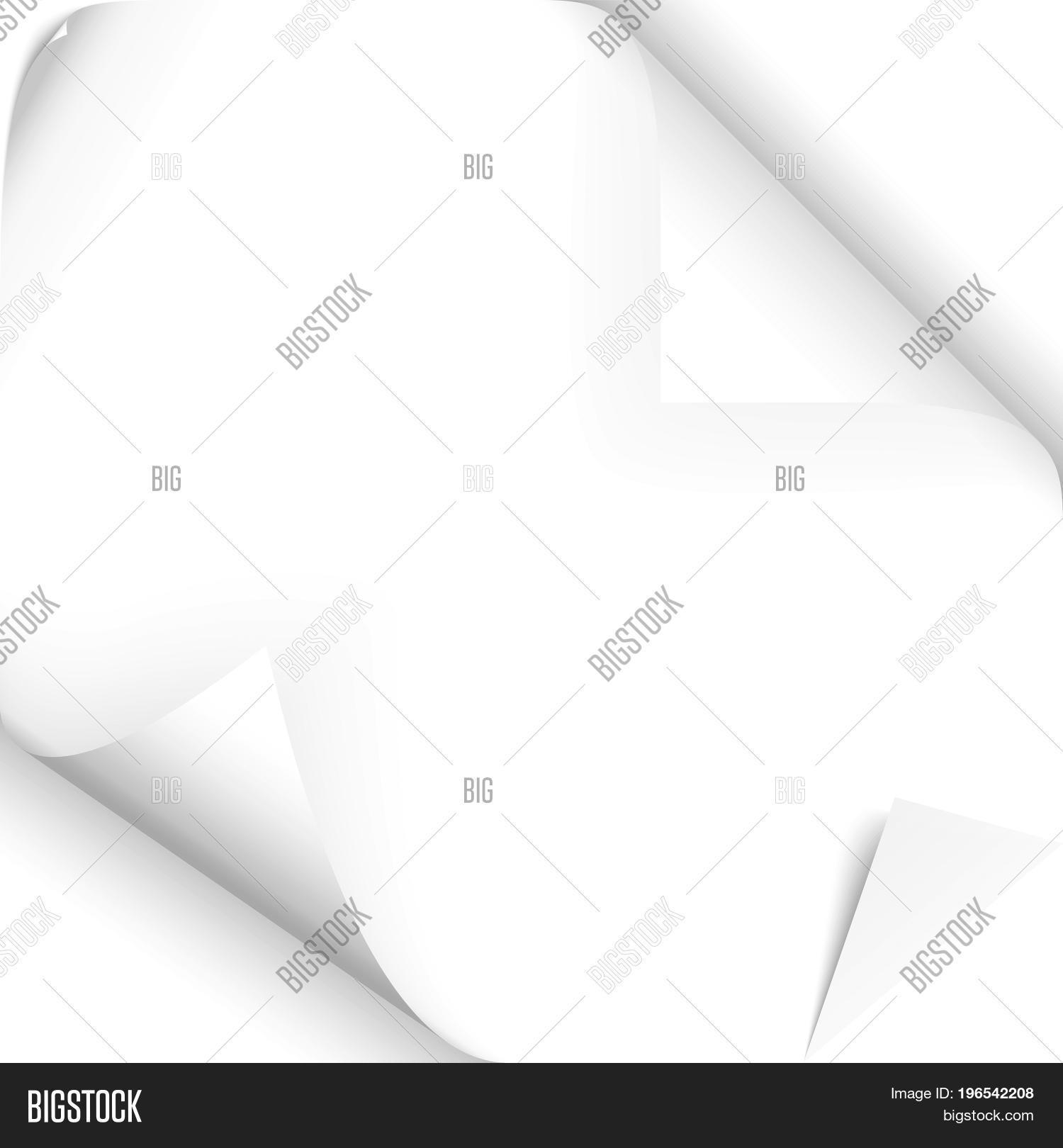 Turned Over Paper Vector & Photo (Free Trial) | Bigstock