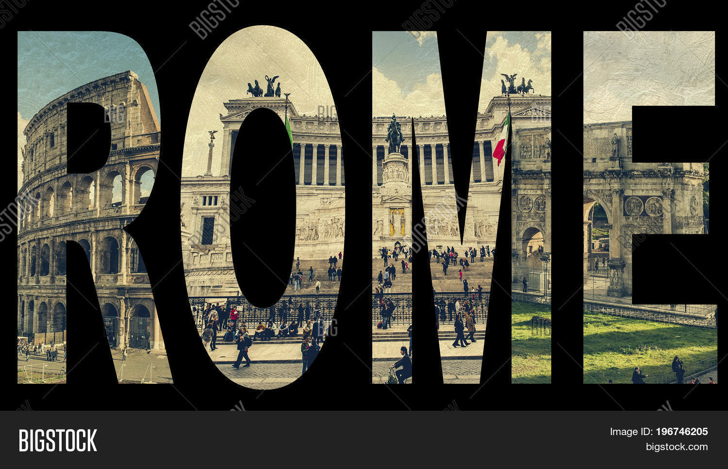 Word Rome Famous Roman Image & Photo (Free Trial) | Bigstock
