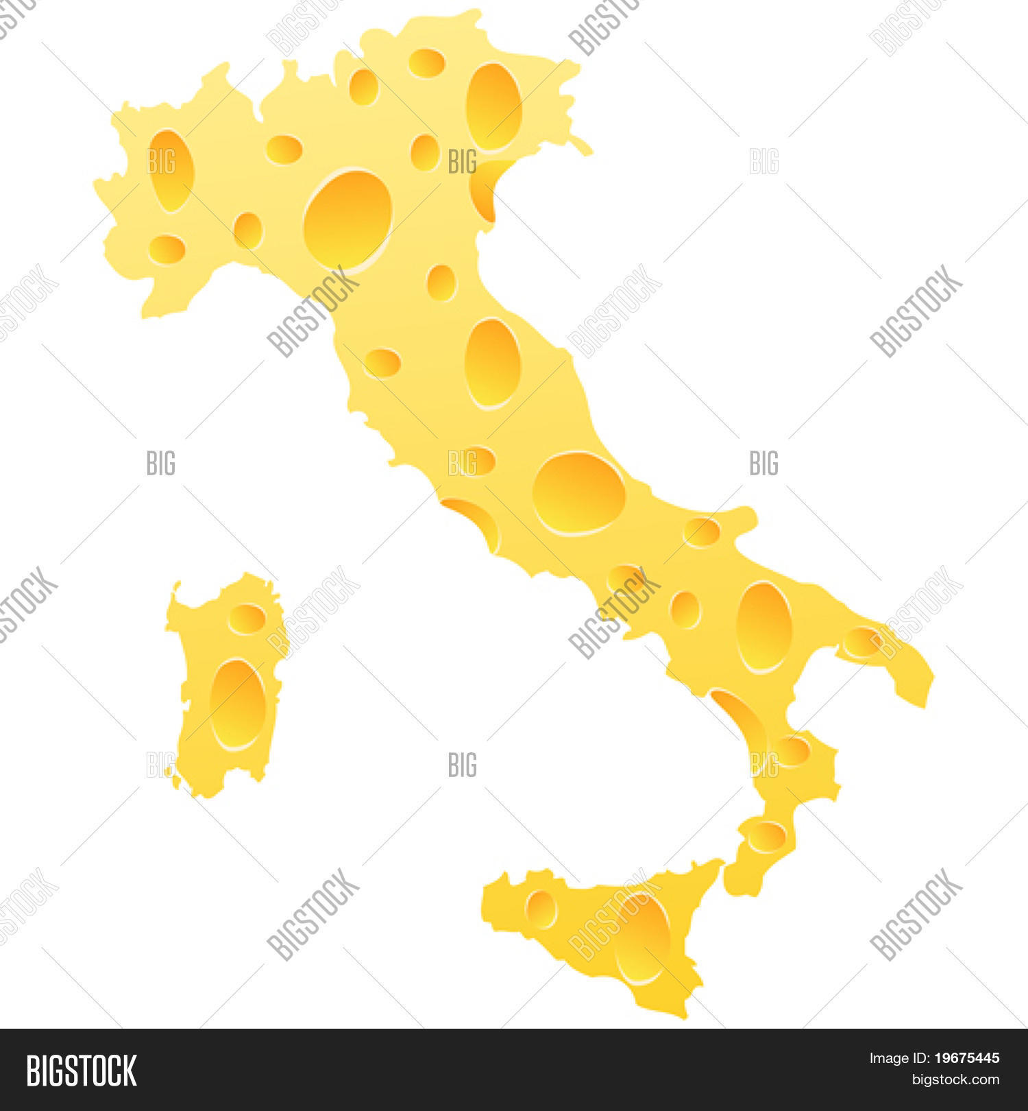 Italian Map Made Vector & Photo (Free Trial) | Bigstock