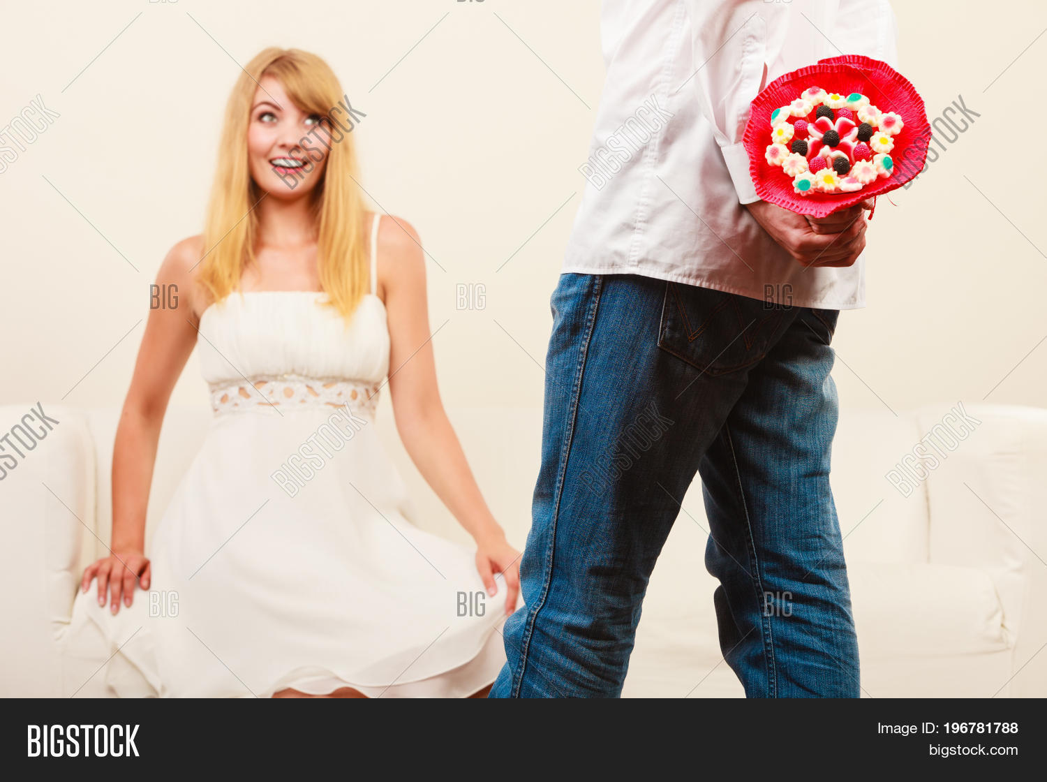 Man Holding Candy Image & Photo (Free Trial) | Bigstock