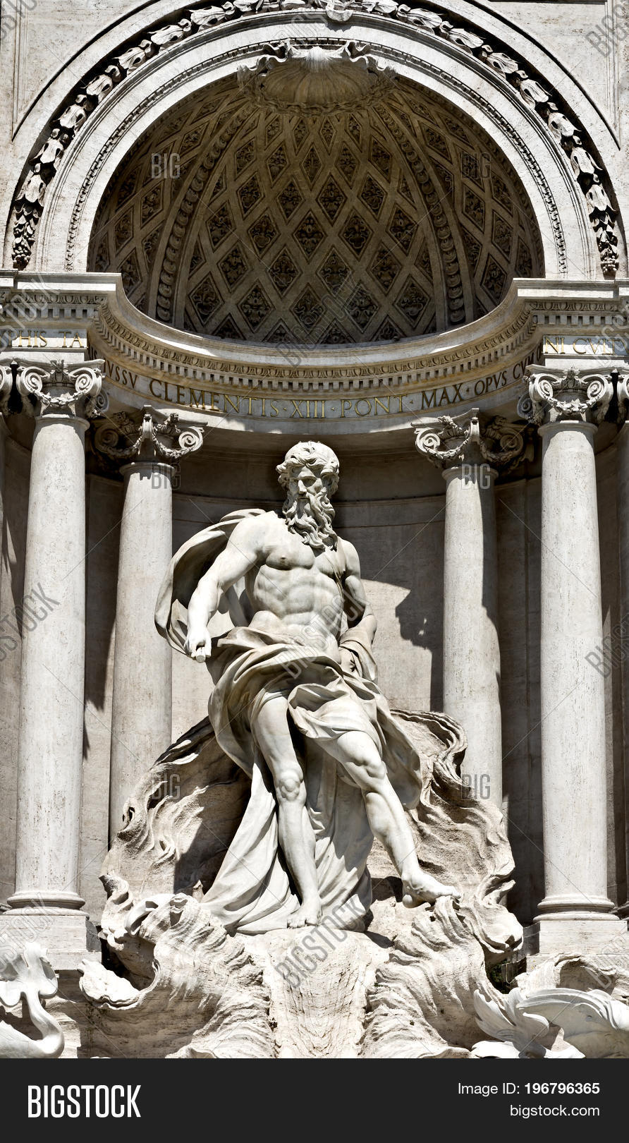 Statue Oceanus Trevi Image & Photo (Free Trial) | Bigstock