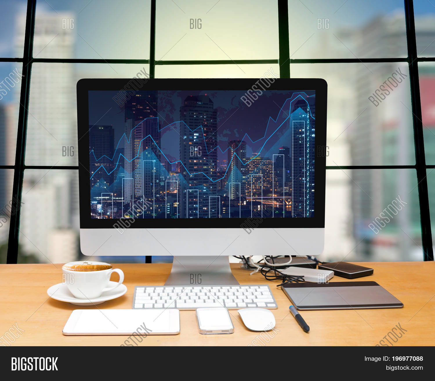 Workspace Computer Image & Photo (Free Trial) | Bigstock