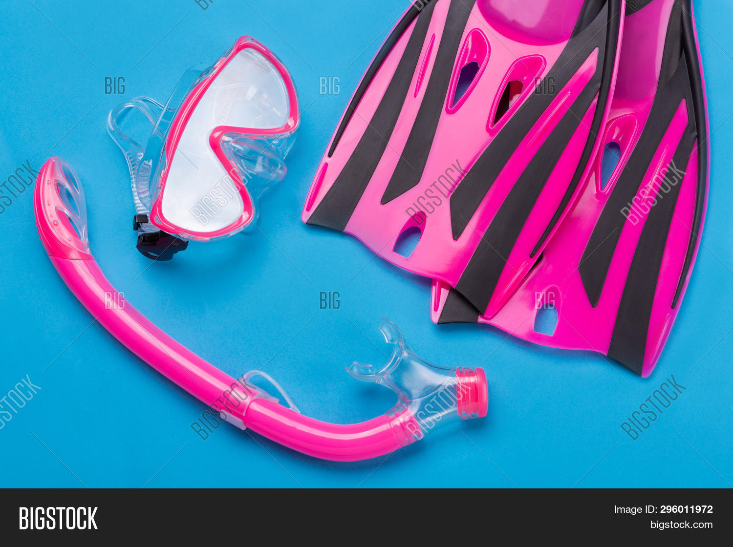 Pink Diving Kit, Mask Image & Photo (Free Trial) | Bigstock