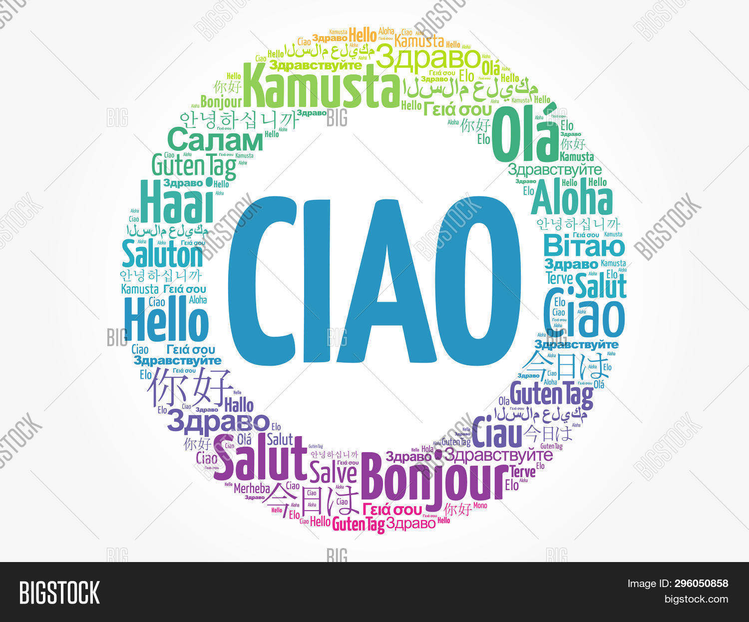 Ciao (hello Greeting Image & Photo (Free Trial) | Bigstock