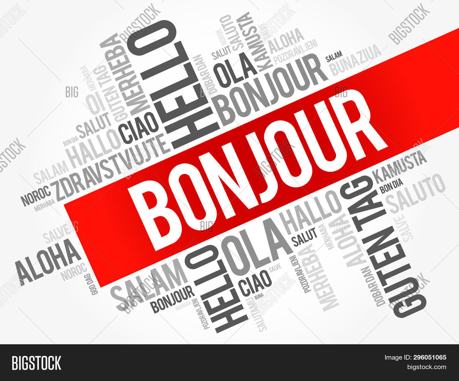 Bonjour (hello Image & Photo (Free Trial) | Bigstock