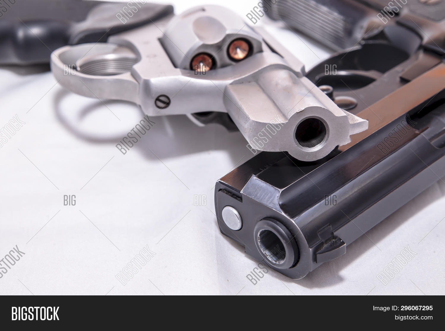 Two Handguns, 40 Image & Photo (Free Trial) | Bigstock
