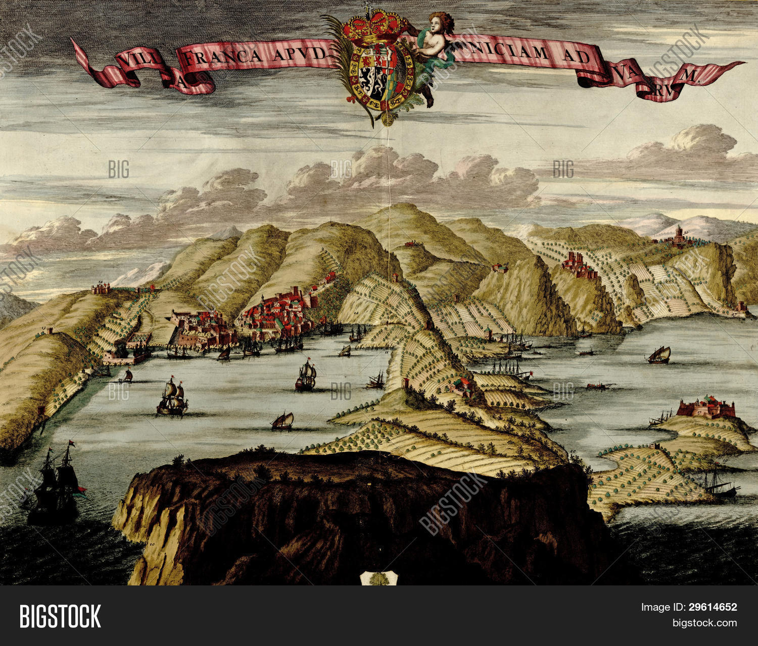 Antique Map Hills , Image & Photo (Free Trial) | Bigstock