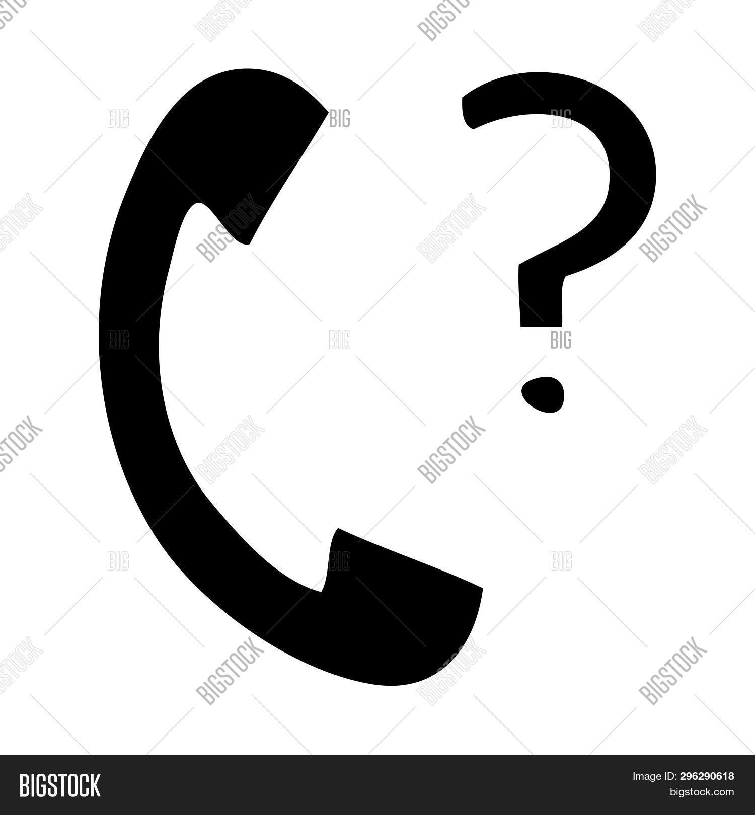 Flat Symbol Telephone Image & Photo (Free Trial) | Bigstock