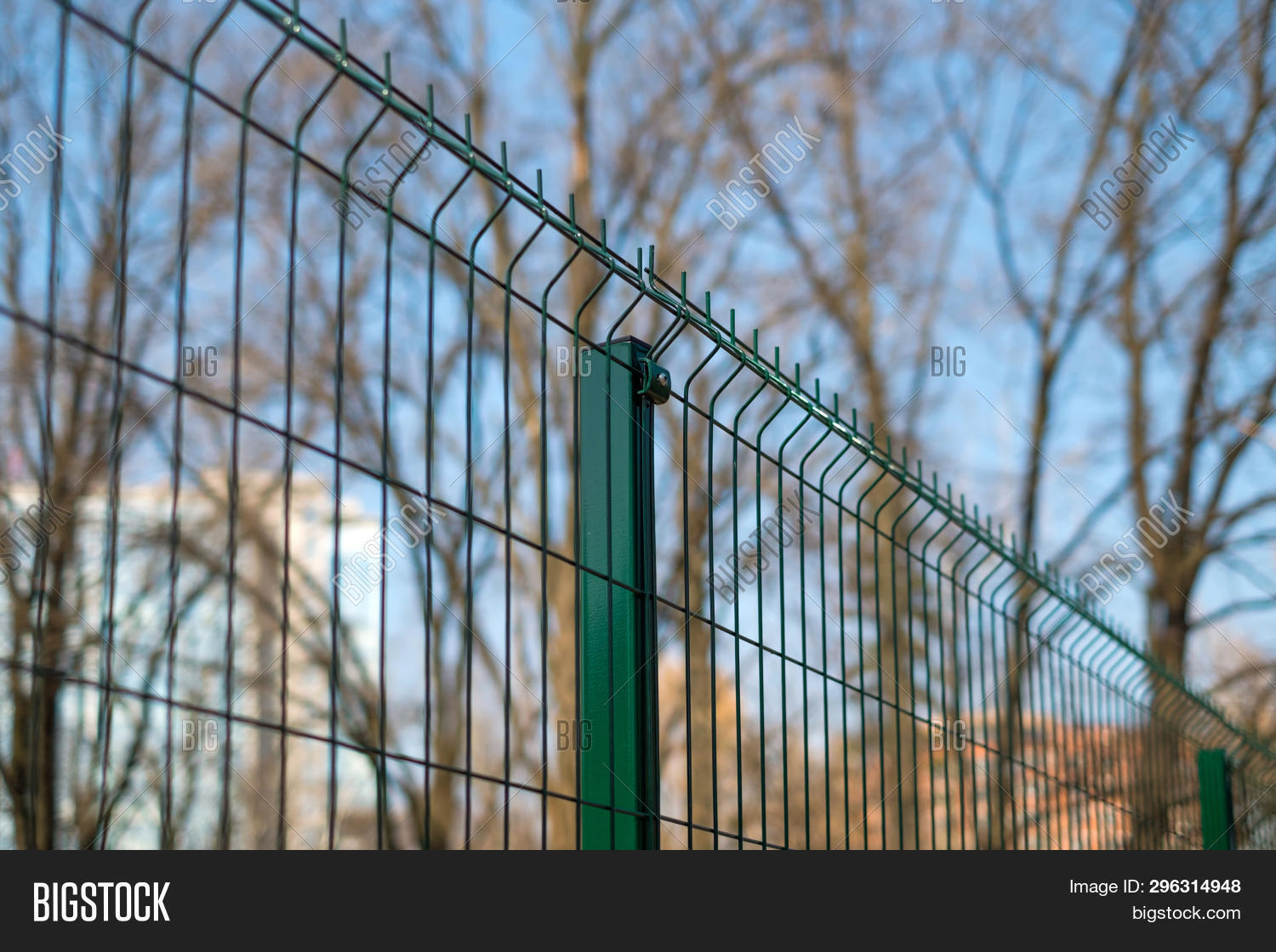 Steel Grating Fence Image & Photo (Free Trial) | Bigstock