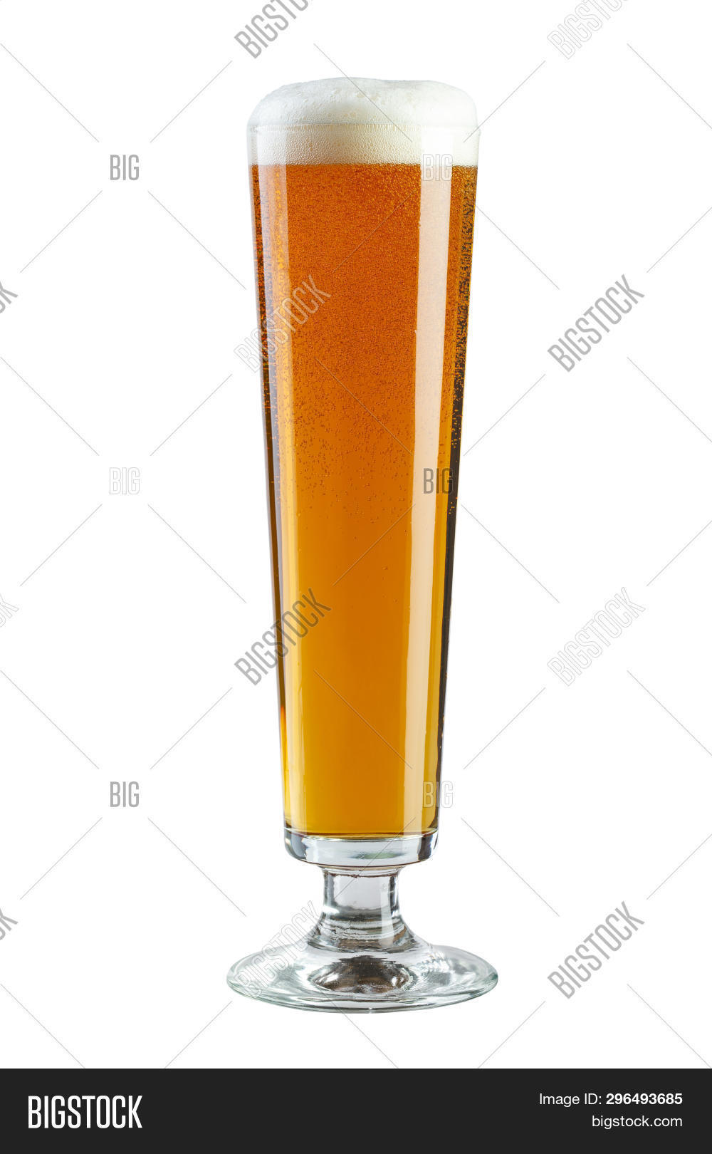 Glass Beer On White Image & Photo (Free Trial) | Bigstock